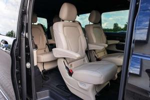 Black Mercedes-Benz V 250 2017 in Marijampole, with an engine capacity of 2.14 L and mileage of 308 thousand km for 29450 €, photo 39 on AUTOMOTO.COM.LV