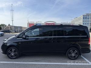Black Mercedes-Benz V 250 2017 in Jurmala, with an engine capacity of 2.20 L and mileage of 186 thousand km for 37500 €, photo  on AUTOMOTO.COM.LV