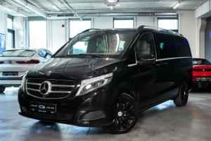 Black Mercedes-Benz V 250 2018 in Marijampole, with an engine capacity of 2.10 L and mileage of 245 thousand km for 30450 €, photo 6 on AUTOMOTO.COM.LV