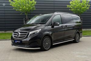 Black Mercedes-Benz V 250 2018 in Vilnius, with an engine capacity of 2.14 L and mileage of 198 thousand km for 27990 €, photo  on AUTOMOTO.COM.LV
