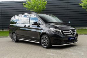 Black Mercedes-Benz V 250 2018 in Vilnius, with an engine capacity of 2.14 L and mileage of 198 thousand km for 27990 €, photo 4 on AUTOMOTO.COM.LV