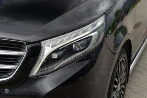 Black Mercedes-Benz V 250 2018 in Vilnius, with an engine capacity of 2.14 L and mileage of 198 thousand km for 27990 €, photo 10 on AUTOMOTO.COM.LV