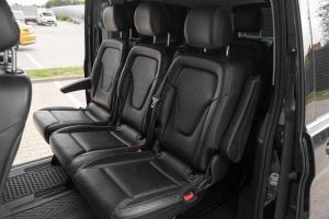Black Mercedes-Benz V 250 2018 in Vilnius, with an engine capacity of 2.14 L and mileage of 198 thousand km for 27990 €, photo 22 on AUTOMOTO.COM.LV