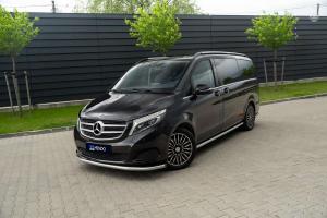 Black Mercedes-Benz V 250 2018 in Vilnius, with an engine capacity of 2.14 L and mileage of 198 thousand km for 27990 €, photo 33 on AUTOMOTO.COM.LV