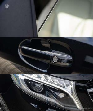 Black Mercedes-Benz V 250 2018 in Marijampole, with an engine capacity of 2.14 L and mileage of 245 thousand km for 29950 €, photo 8 on AUTOMOTO.COM.LV