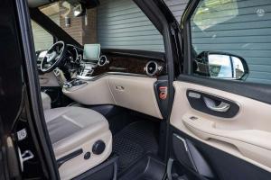 Black Mercedes-Benz V 250 2018 in Marijampole, with an engine capacity of 2.14 L and mileage of 245 thousand km for 29950 €, photo 36 on AUTOMOTO.COM.LV
