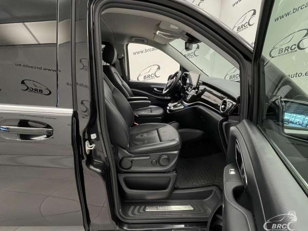 Black Mercedes-Benz V 250 2019 in Vilnius, with an engine capacity of 2.14 L and mileage of 320 thousand km for 29900 €, photo 5 on AUTOMOTO.COM.LV