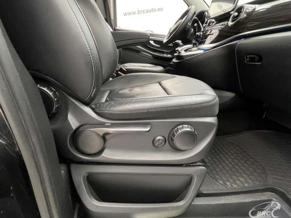 Black Mercedes-Benz V 250 2019 in Vilnius, with an engine capacity of 2.14 L and mileage of 320 thousand km for 29900 €, photo 7 on AUTOMOTO.COM.LV