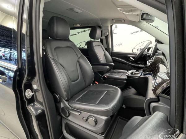 Black Mercedes-Benz V 250 2019 in Vilnius, with an engine capacity of 2.14 L and mileage of 320 thousand km for 29900 €, photo 8 on AUTOMOTO.COM.LV