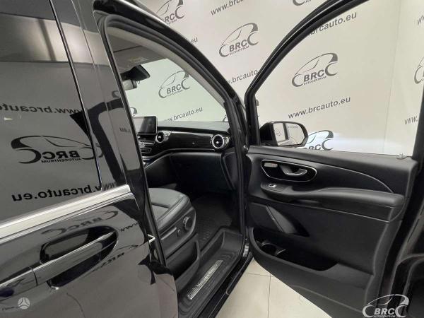 Black Mercedes-Benz V 250 2019 in Vilnius, with an engine capacity of 2.14 L and mileage of 320 thousand km for 29900 €, photo 9 on AUTOMOTO.COM.LV