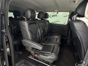 Black Mercedes-Benz V 250 2020 in Vilnius, with an engine capacity of 1.95 L and mileage of 405 thousand km for 26500 €, photo 13 on AUTOMOTO.COM.LV