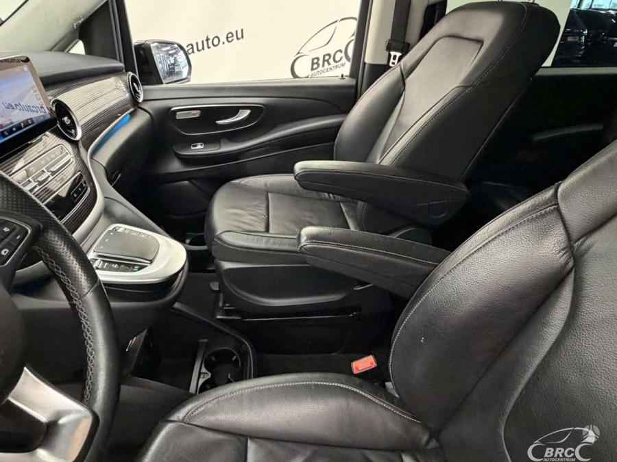 Black Mercedes-Benz V 250 2020 in Vilnius, with an engine capacity of 1.95 L and mileage of 405 thousand km for 26500 €, photo 28 on AUTOMOTO.COM.LV