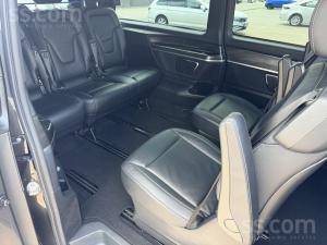 Black Mercedes-Benz V 250 2021 in Riga, with an engine capacity of 2.00 L and mileage of 137 thousand km for 40990 €, photo 10 on AUTOMOTO.COM.LV