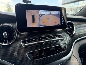 Black Mercedes-Benz V 250 2021 in Riga, with an engine capacity of 2.00 L and mileage of 137 thousand km for 40990 €, photo 11 on AUTOMOTO.COM.LV