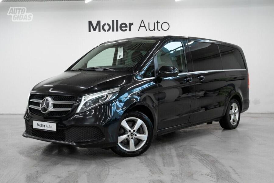 Melns Mercedes-Benz V 250 2022 Viļņa, ar dzinēja tilpumu 2.00 L un nobraukumu 106 tūkst. km par 41900 €, foto 1 vietnē AUTOMOTO.COM.LV
