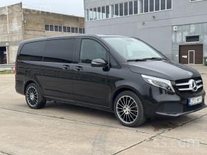 Black Mercedes-Benz V 250 2022 in Riga, with an engine capacity of 2.00 L and mileage of 102 thousand km for 39900 €, photo  on AUTOMOTO.COM.LV