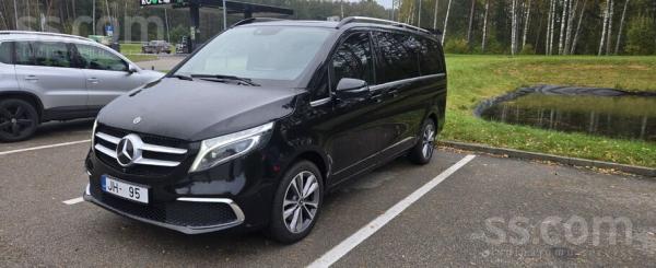 Melns Mercedes-Benz V 250 2022 Rīga, ar dzinēja tilpumu 2.00 L un nobraukumu 96 tūkst. km par 53000 €, foto 1 vietnē AUTOMOTO.COM.LV