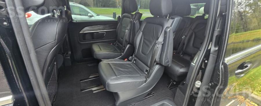 Melns Mercedes-Benz V 250 2022 Rīga, ar dzinēja tilpumu 2.00 L un nobraukumu 96 tūkst. km par 53000 €, foto 7 vietnē AUTOMOTO.COM.LV