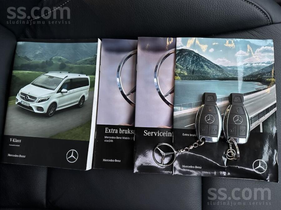Melns Mercedes-Benz V 250 2023 Rīga, ar dzinēja tilpumu 2.00 L un nobraukumu 44 tūkst. km par 56300 €, foto 9 vietnē AUTOMOTO.COM.LV