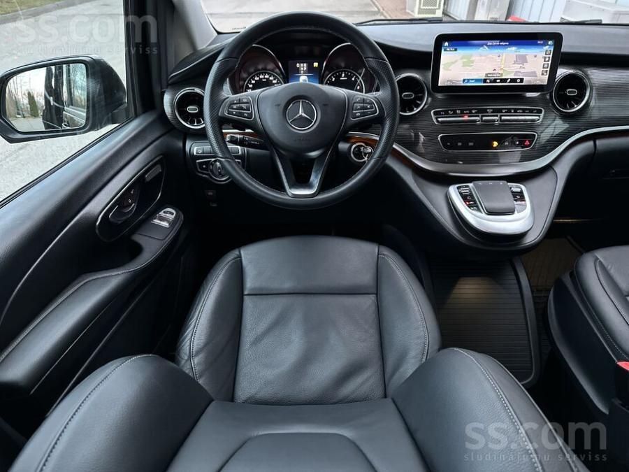 Melns Mercedes-Benz V 250 2023 Rīga, ar dzinēja tilpumu 2.00 L un nobraukumu 44 tūkst. km par 56300 €, foto 12 vietnē AUTOMOTO.COM.LV