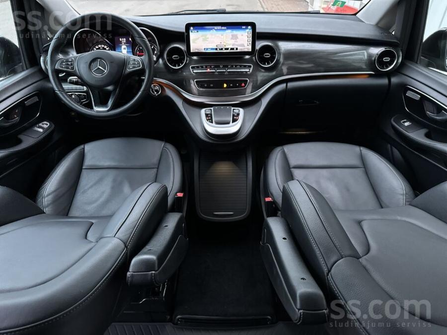 Melns Mercedes-Benz V 250 2023 Rīga, ar dzinēja tilpumu 2.00 L un nobraukumu 44 tūkst. km par 56300 €, foto 14 vietnē AUTOMOTO.COM.LV
