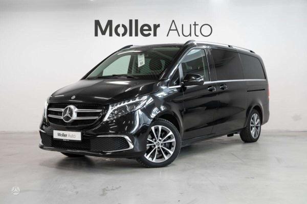 Melns Mercedes-Benz V 250 2023 Viļņa, ar dzinēja tilpumu 2.00 L un nobraukumu 117 tūkst. km par 46500 €, foto 1 vietnē AUTOMOTO.COM.LV