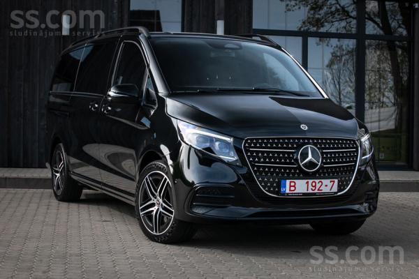 Melns Mercedes-Benz V 250 2025 Tukums, ar dzinēja tilpumu 2.00 L un nobraukumu 0 tūkst. km par 79990 €, foto 1 vietnē AUTOMOTO.COM.LV