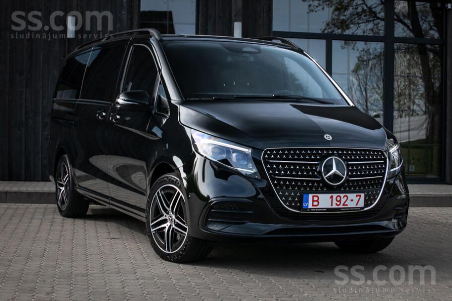 Melns Mercedes-Benz V 250 2025 Tukums, ar dzinēja tilpumu 2.00 L un nobraukumu 0 tūkst. km par 79990 €, foto 1 vietnē AUTOMOTO.COM.LV