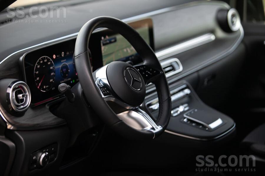 Melns Mercedes-Benz V 250 2025 Tukums, ar dzinēja tilpumu 2.00 L un nobraukumu 0 tūkst. km par 79990 €, foto 12 vietnē AUTOMOTO.COM.LV
