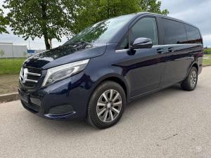 Blue Mercedes-Benz V 250 2018 in Kaunas, with an engine capacity of 2.14 L and mileage of 220 thousand km for 26500 €, photo  on AUTOMOTO.COM.LV