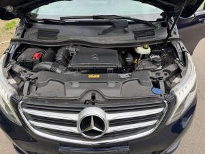 Blue Mercedes-Benz V 250 2018 in Kaunas, with an engine capacity of 2.14 L and mileage of 220 thousand km for 26500 €, photo 6 on AUTOMOTO.COM.LV