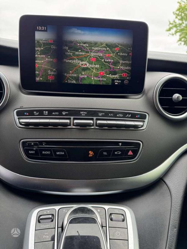 Blue Mercedes-Benz V 250 2018 in Kaunas, with an engine capacity of 2.14 L and mileage of 220 thousand km for 26500 €, photo 10 on AUTOMOTO.COM.LV