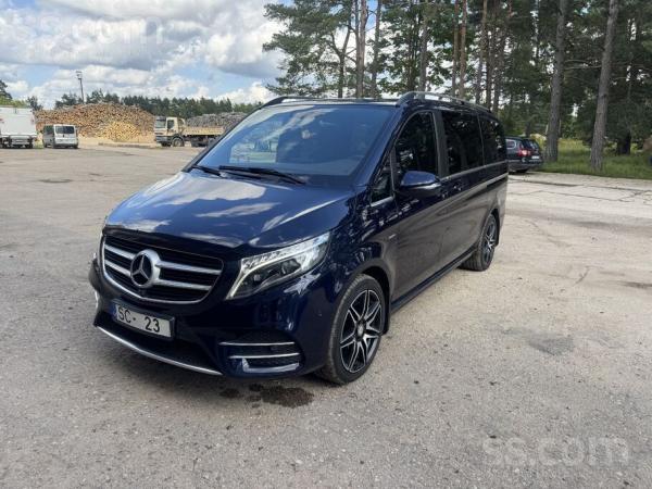 Zils Mercedes-Benz V 250 2017 Jēkabpils, ar dzinēja tilpumu 2.20 L un nobraukumu 354 tūkst. km par 24500 €, foto  vietnē AUTOMOTO.COM.LV