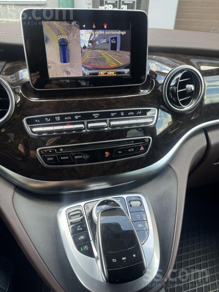 Blue Mercedes-Benz V 250 2017 in Jekabpils, with an engine capacity of 2.20 L and mileage of 354 thousand km for 24500 €, photo 9 on AUTOMOTO.COM.LV
