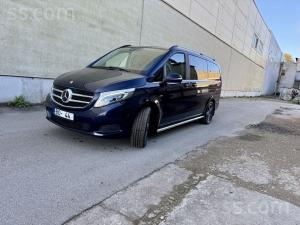 Blue Mercedes-Benz V 250 2015 in Riga, with an engine capacity of 2.20 L and mileage of 185 thousand km for 26000 €, photo  on AUTOMOTO.COM.LV