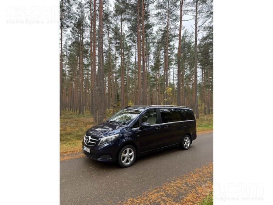 Zils Mercedes-Benz V 250 2016 Rīga, ar dzinēja tilpumu 2.10 L un nobraukumu 305 tūkst. km par 23500 €, foto 1 vietnē AUTOMOTO.COM.LV