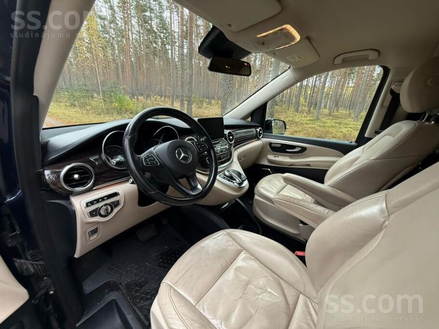 Zils Mercedes-Benz V 250 2016 Rīga, ar dzinēja tilpumu 2.10 L un nobraukumu 305 tūkst. km par 23500 €, foto 9 vietnē AUTOMOTO.COM.LV