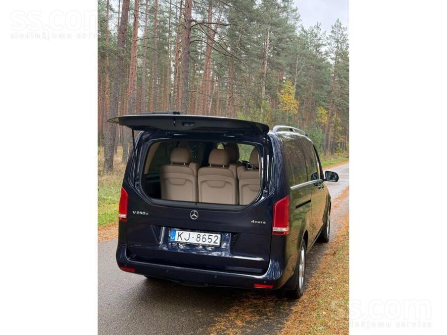 Zils Mercedes-Benz V 250 2016 Rīga, ar dzinēja tilpumu 2.10 L un nobraukumu 305 tūkst. km par 23500 €, foto 16 vietnē AUTOMOTO.COM.LV