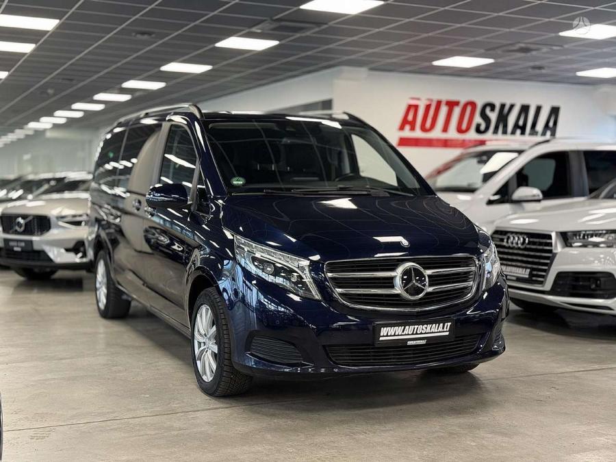Blue Mercedes-Benz V 250 2017 in Klaipeda, with an engine capacity of 2.14 L and mileage of 259 thousand km for 30900 €, photo 31 on AUTOMOTO.COM.LV