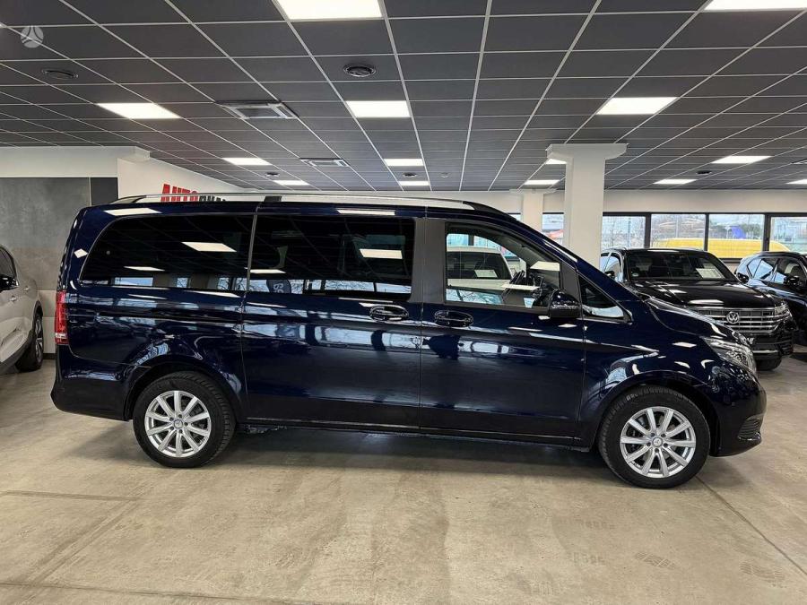Blue Mercedes-Benz V 250 2017 in Klaipeda, with an engine capacity of 2.14 L and mileage of 259 thousand km for 29900 €, photo 32 on AUTOMOTO.COM.LV