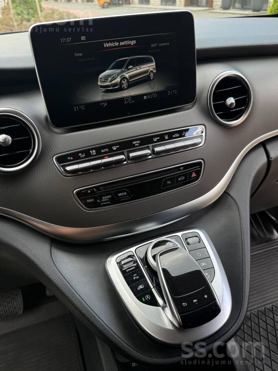 Zils Mercedes-Benz V 250 2017 Tallina, ar dzinēja tilpumu 2.10 L un nobraukumu 247 tūkst. km par 29900 €, foto 29 vietnē AUTOMOTO.COM.LV