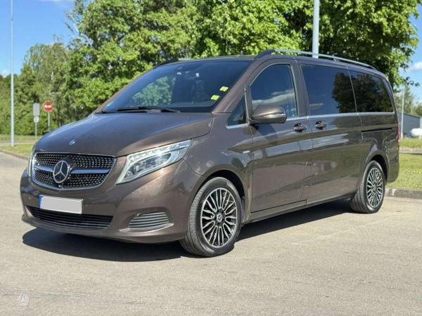 Brūns Mercedes-Benz V 250 2015 Tauragė, ar dzinēja tilpumu 2.14 L un nobraukumu 279 tūkst. km par 27300 €, foto 1 vietnē AUTOMOTO.COM.LV