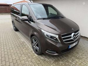 Brūns Mercedes-Benz V 250 2018 Klaipėda, ar dzinēja tilpumu 2.14 L un nobraukumu 357 tūkst. km par 28900 €, foto  vietnē AUTOMOTO.COM.LV