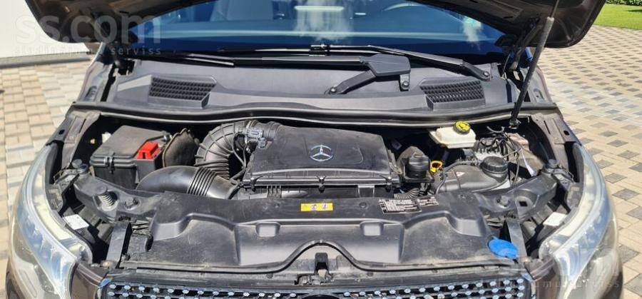 Brūns Mercedes-Benz V 250 2014 Rīga, ar dzinēja tilpumu 2.50 L un nobraukumu 310 tūkst. km par 27500 €, foto 9 vietnē AUTOMOTO.COM.LV