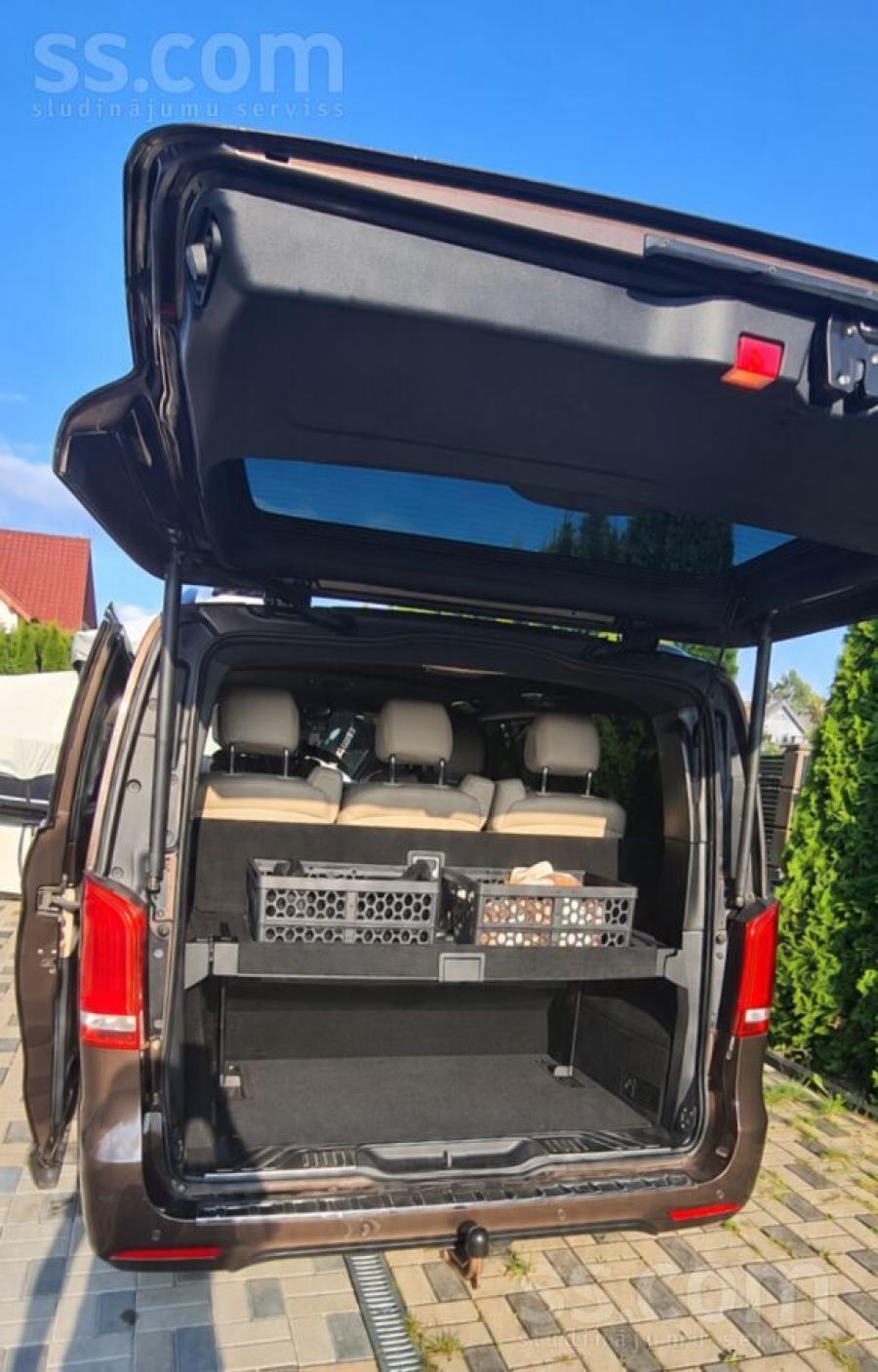 Brūns Mercedes-Benz V 250 2014 Rīga, ar dzinēja tilpumu 2.50 L un nobraukumu 310 tūkst. km par 27500 €, foto 14 vietnē AUTOMOTO.COM.LV
