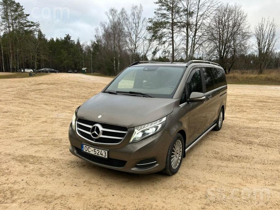 Brūns Mercedes-Benz V 250 2015 Rīga, ar dzinēja tilpumu 2.20 L un nobraukumu 179 tūkst. km par 26900 €, foto 1 vietnē AUTOMOTO.COM.LV