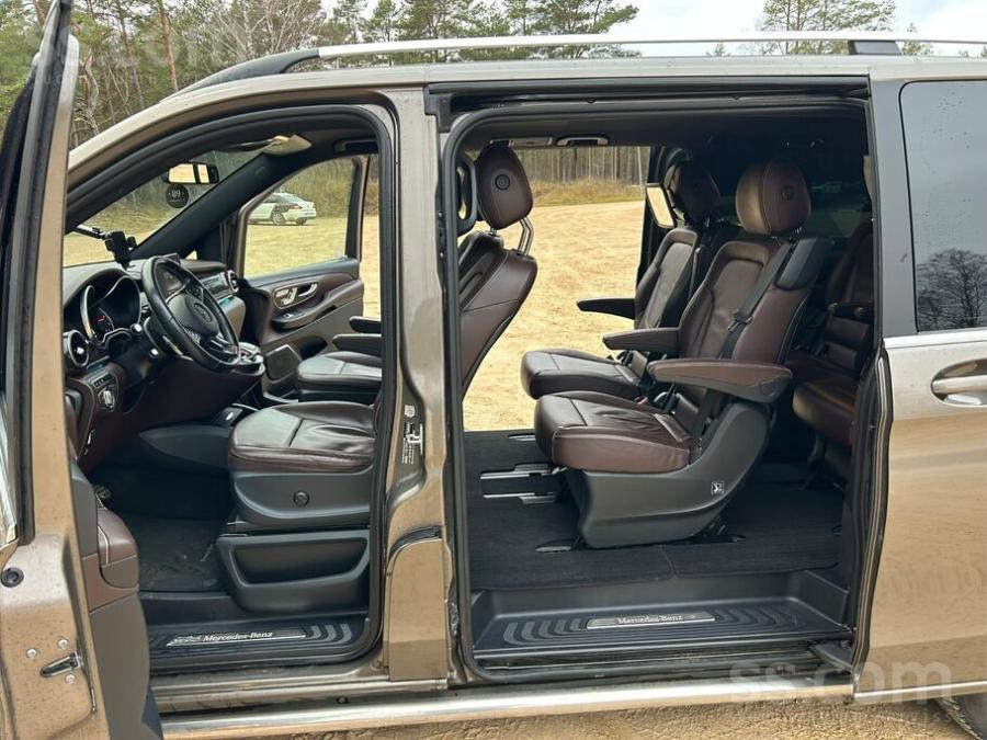 Brūns Mercedes-Benz V 250 2015 Rīga, ar dzinēja tilpumu 2.20 L un nobraukumu 179 tūkst. km par 26900 €, foto 18 vietnē AUTOMOTO.COM.LV