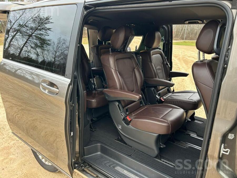 Brūns Mercedes-Benz V 250 2015 Rīga, ar dzinēja tilpumu 2.20 L un nobraukumu 179 tūkst. km par 26900 €, foto 23 vietnē AUTOMOTO.COM.LV
