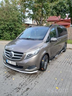 Brown Mercedes-Benz V 250 2017 in Rezekne, with an engine capacity of 2.20 L and mileage of 325 thousand km for 22500 €, photo  on AUTOMOTO.COM.LV