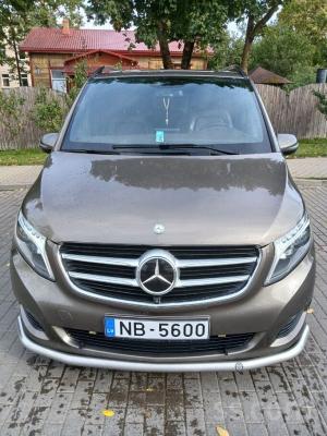 Brown Mercedes-Benz V 250 2017 in Rezekne, with an engine capacity of 2.20 L and mileage of 325 thousand km for 22500 €, photo 3 on AUTOMOTO.COM.LV